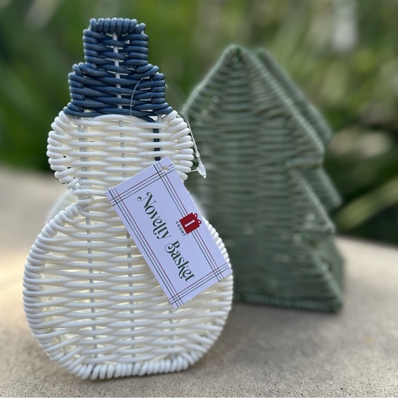 Target | Holiday | Target Christmas 223 Wicker Snowman Tree Baskets Box ...